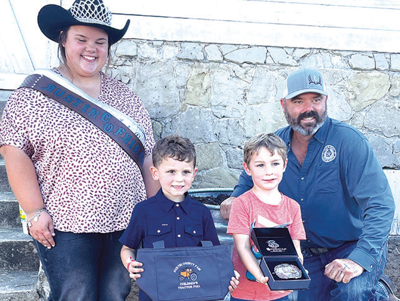 Austin County Fair Children's Tractor Pull winners
