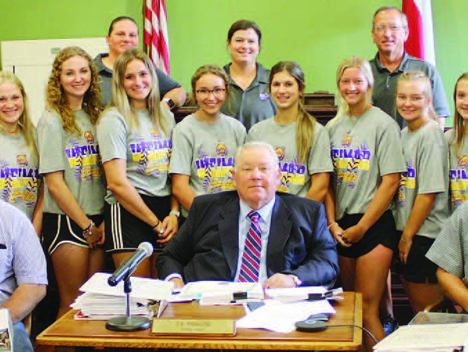 Weimar High School Softball team earns county resolution